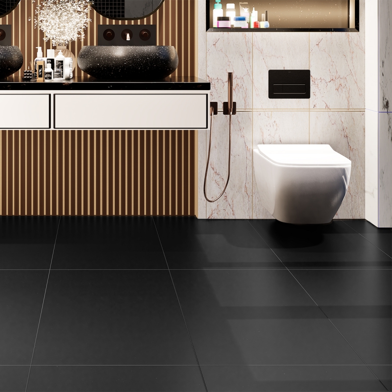 Granit Negru Placaj 30.5X61X1 - Piatră Chis